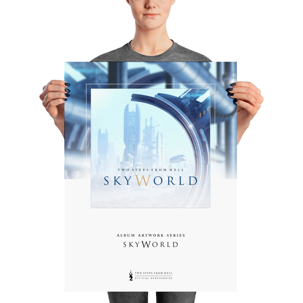 SkyWorld Poster 18 x 24: Two Steps From Hell Album Artwork Collection